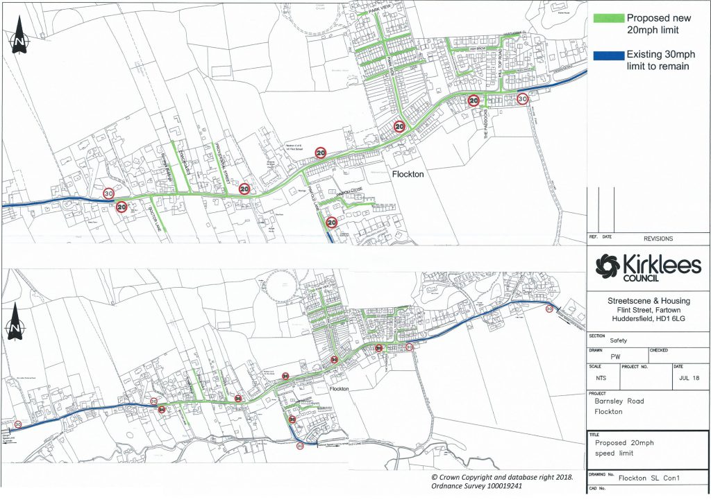 Flockton Residents Receive Proposed Speed Reduction Plan